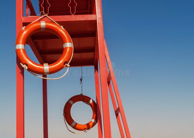 Rescue Lifeline Ring Lifebuoy Background Stock Photo - Image of helping ...