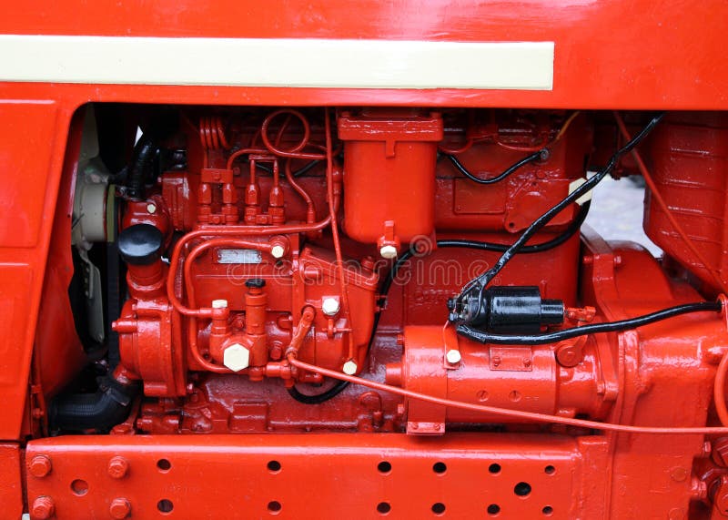 Red retro stock image. Image of detail, metal, driving - 6551151