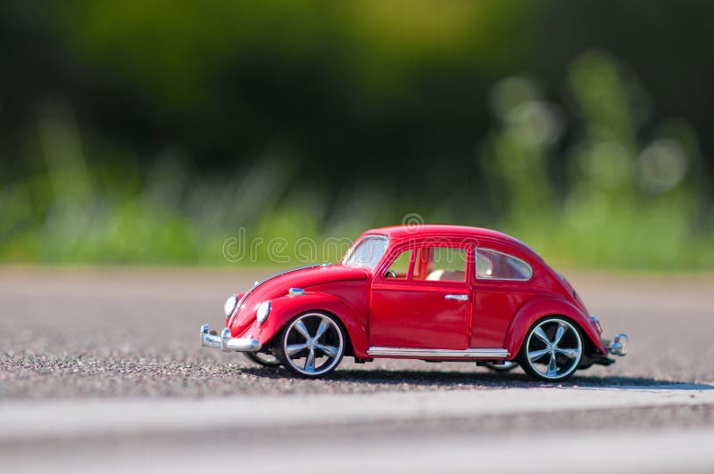 Red retro car editorial stock photo. Image of small, revival - 66531668