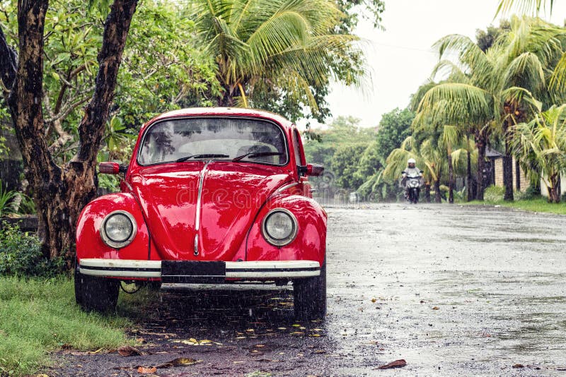 Red retro car stock photo. Image of antique, grille, classical - 30088594