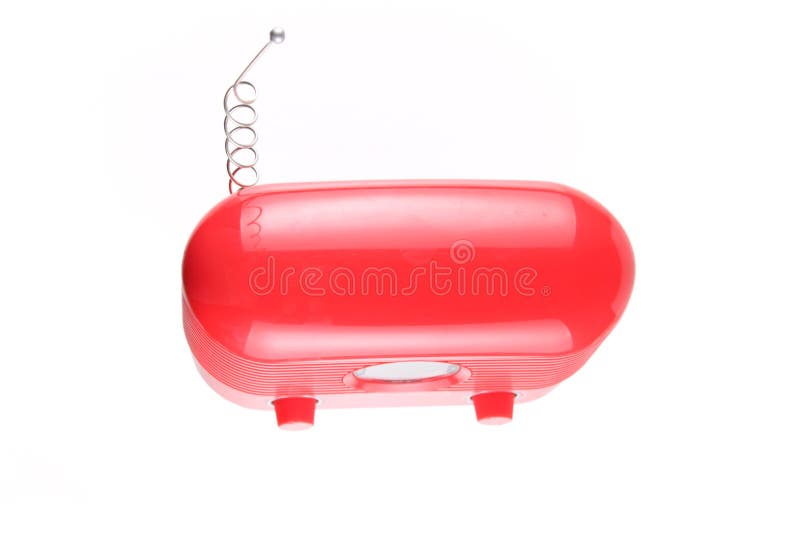 Red retro radio stock image. Image of broadcasting, elegance - 13456251