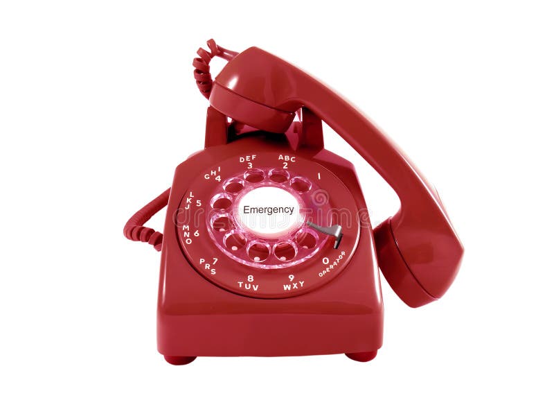 Red Rotary Phone Dial stock image. Image of phone, finger - 3701483