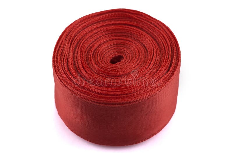 Red wrapping ribbon stock photo. Image of ribbon, scroll - 2282204