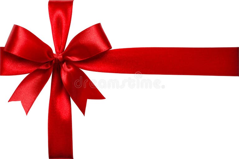 Red ribbon stock image. Image of gift, package, knot - 27175117