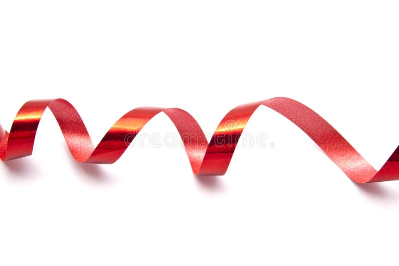 Red ribbon on white stock photo. Image of holiday, abstract - 19243926