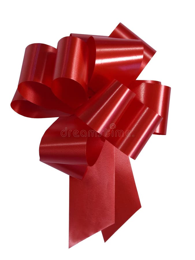 Red Ribbon stock image. Image of silhouette, bright, present - 96793
