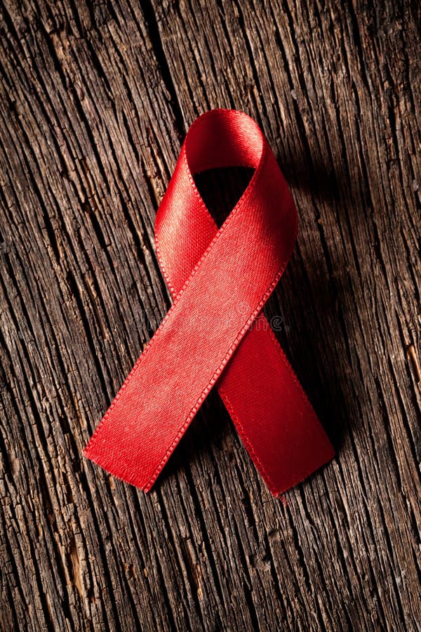 Red ribbon sign. stock photo. Image of health, alertness - 49859760