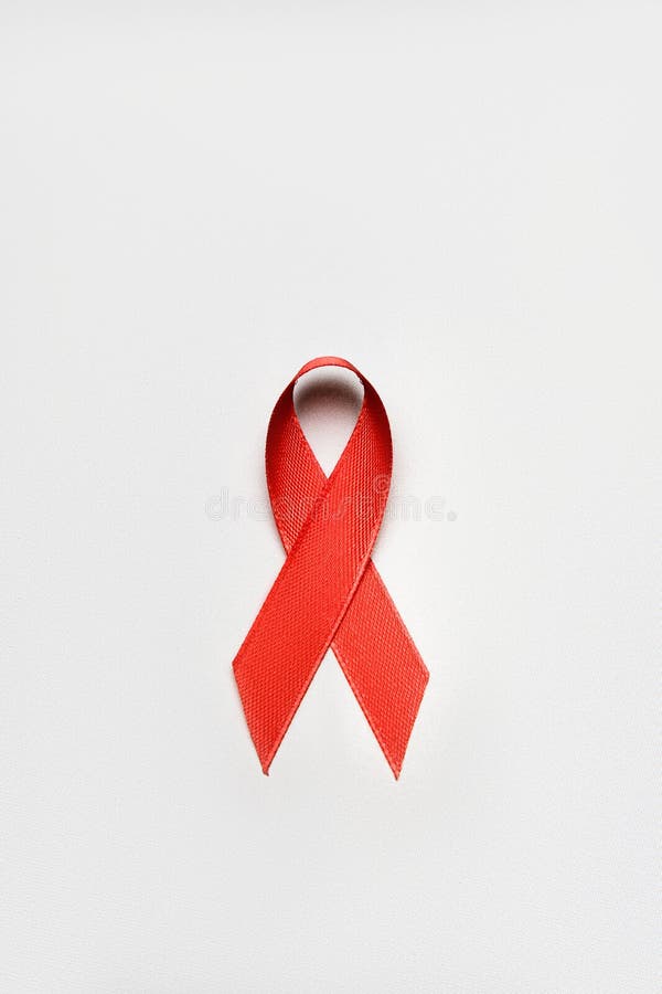 Red ribbon aids awareness stock image. Image of sick - 98252541