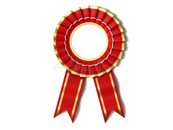 Rosette White Red Ribbon Stock Illustrations – 1,663 Rosette White Red ...