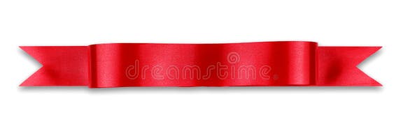 Red ribbon banner stock photo. Image of white, celebration - 27087272