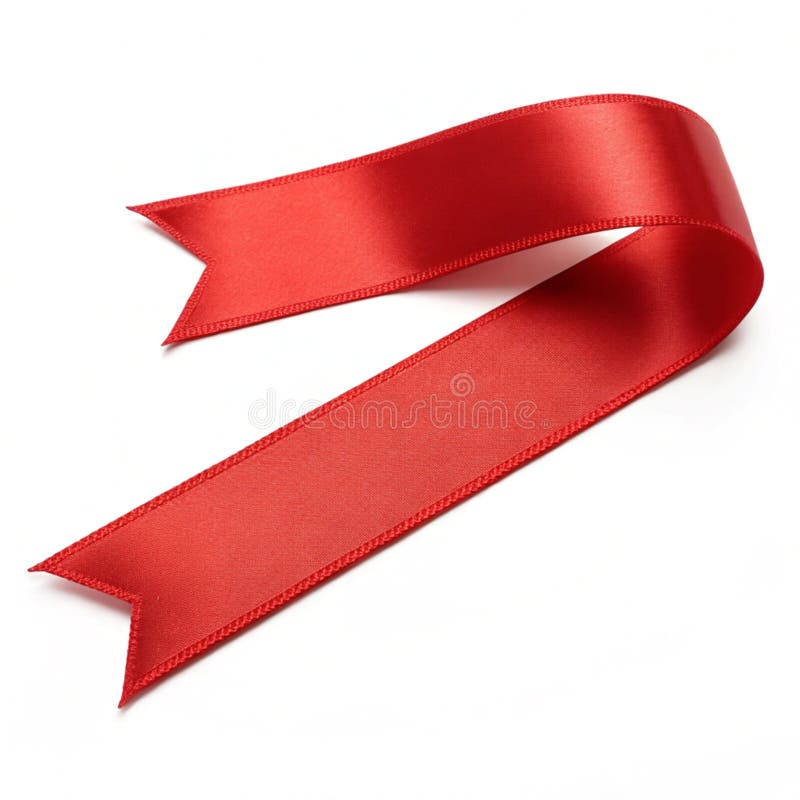 Red Ribbon Banner Illustration Isolated Stock Illustration ...