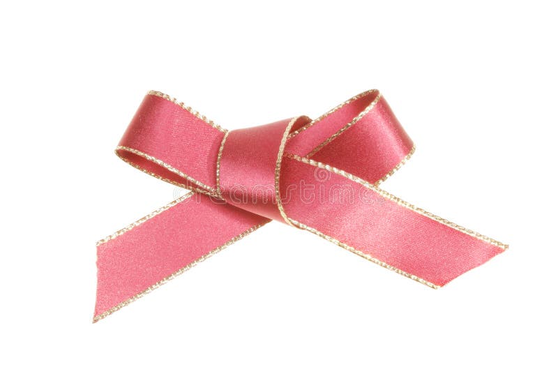 Red ribbon bow stock photo. Image of edge, christmas - 17090586