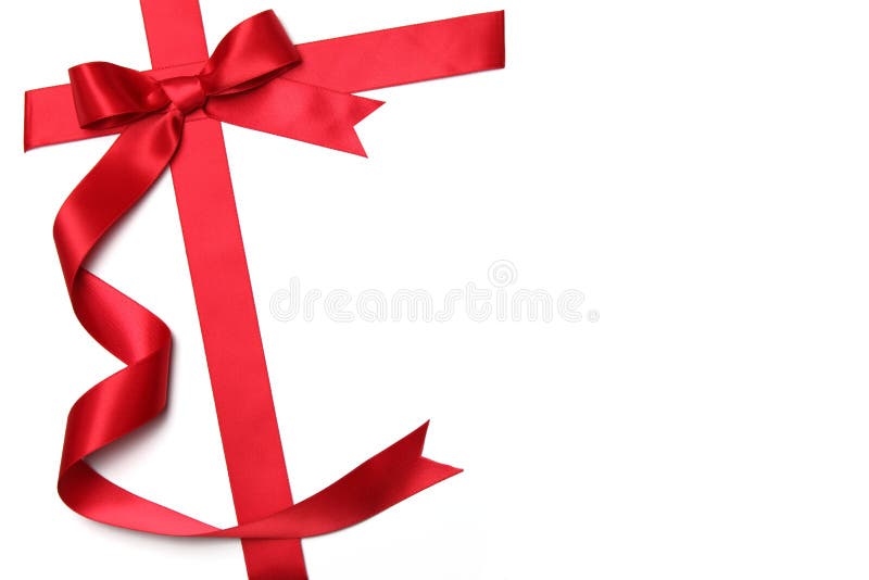 Red Ribbon Multiple loops stock image. Image of saturated - 2279385