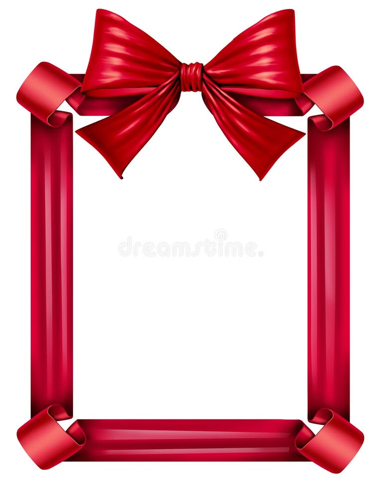 Bow Frame Ribbon Stock Illustrations – 64,062 Bow Frame Ribbon Stock ...