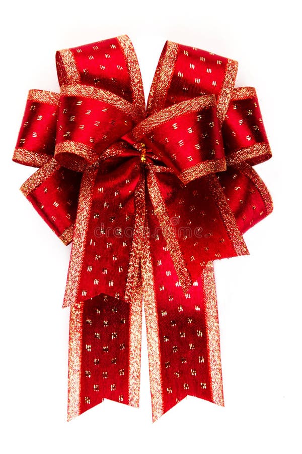 Red ribbon bow stock image. Image of birthday, abstract - 64192073