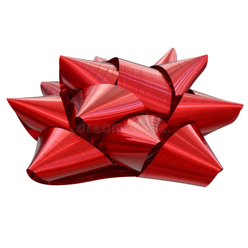 Red Ribbon Bow stock photo. Image of xmas, shiny, gift - 129174490