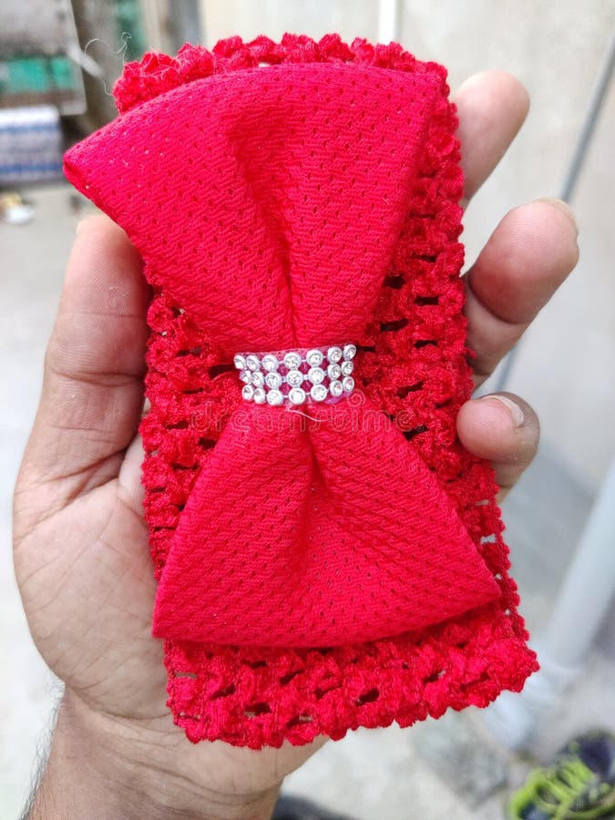 Red Ribbon in a Bow Tie Style Stock Photo - Image of styl, style: 253300376