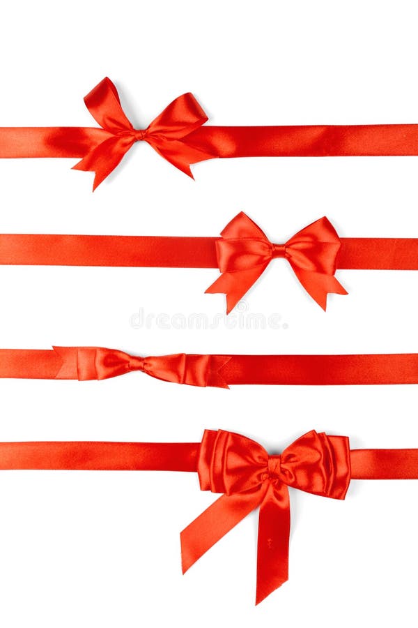 Red ribbon bow stock image. Image of season, gift, festive - 82509553