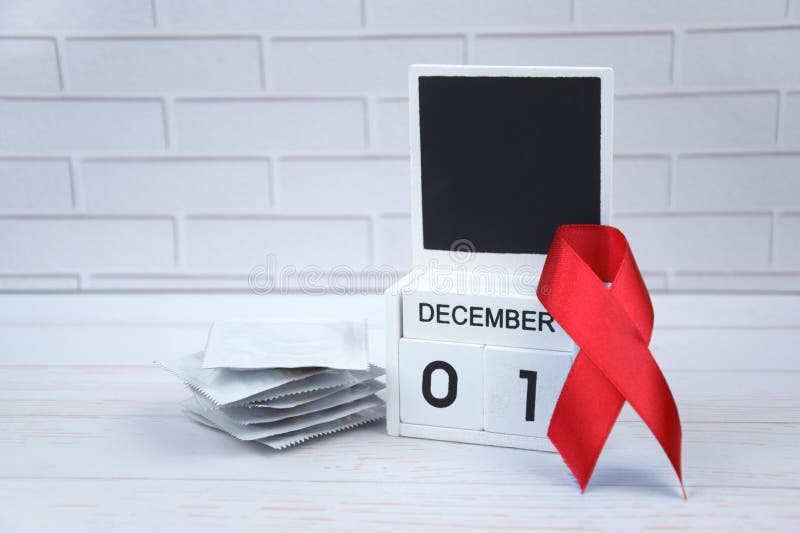 Red Ribbon Calendar Symbol Struggle Stock Photos - Free & Royalty-Free ...