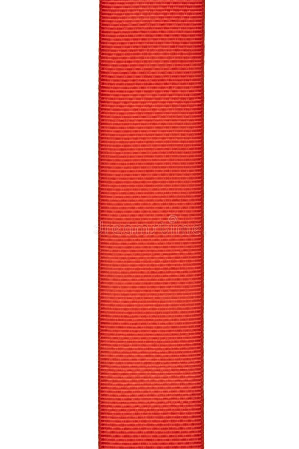 Red Ribbon of Fabric on White Stock Photo - Image of holiday, object ...