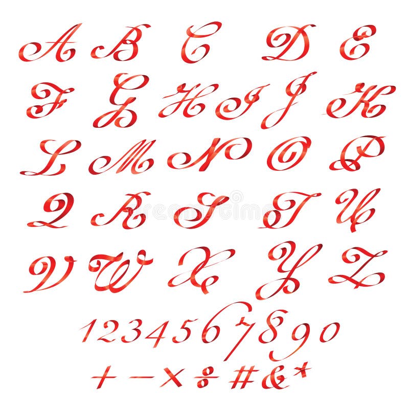 Red Ribbon Font Stock Illustrations – 15,163 Red Ribbon Font Stock ...