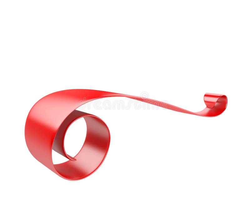 Red Ribbon Form Wave Stock Illustrations – 982 Red Ribbon Form Wave ...