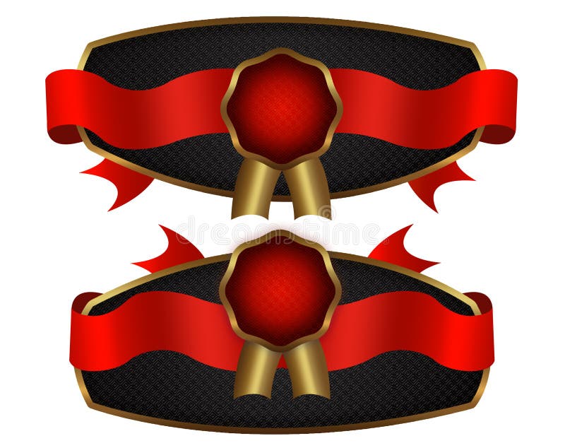 Label ribbon , yellow red stock photo. Illustration of legal - 85172762