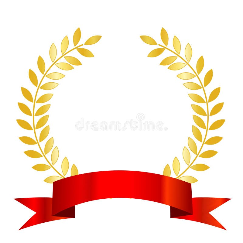 Gold and Red Seal with Ribbon Stock Vector - Illustration of label ...