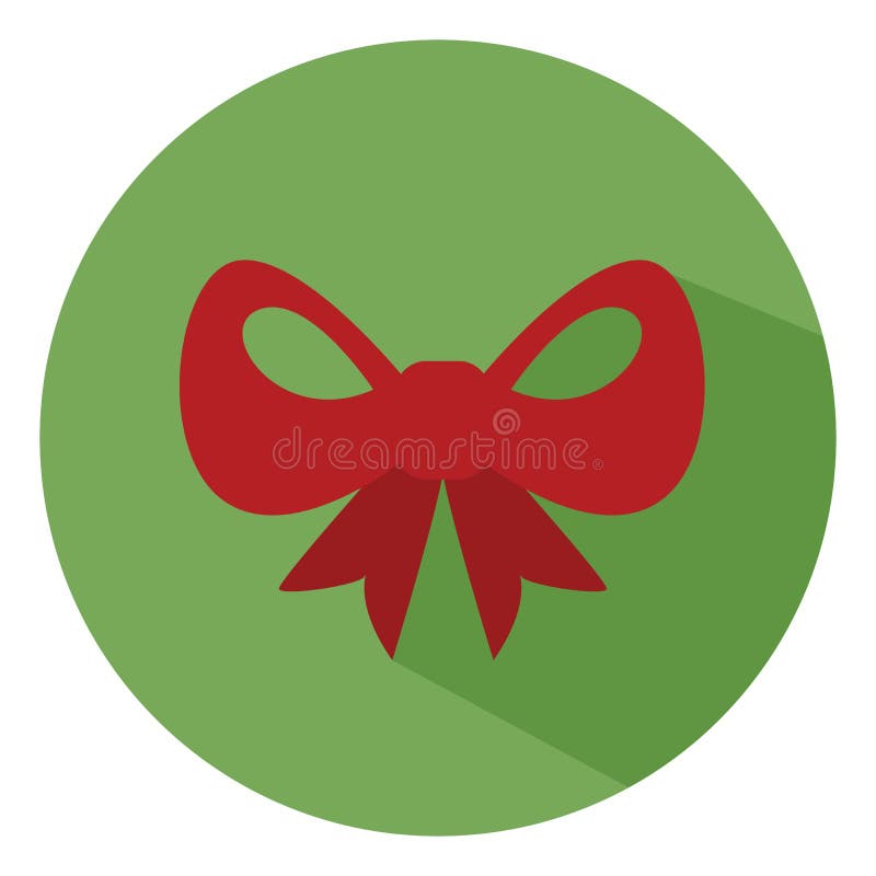 Red ribbon, icon stock vector. Illustration of symbol - 260370384