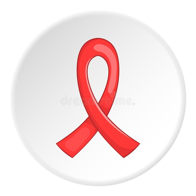 Red Ribbon Logo, Flat Style Stock Vector - Illustration of badge ...