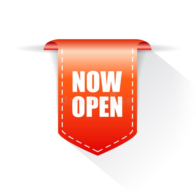 Now Open Logo Stock Illustrations – 886 Now Open Logo Stock ...