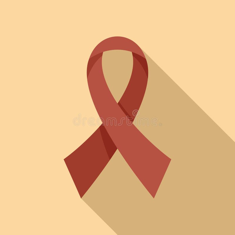 Red Ribbon Raising Awareness for Blood Donation Stock Illustration ...