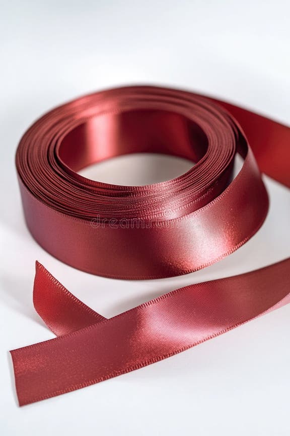 Red Ribbon Roll stock photo. Image of decorations, event - 358964384