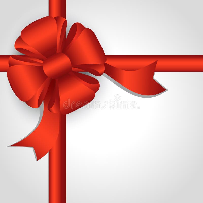 Red Ribbon of Satin Ribbons Stock Vector - Illustration of ornate ...