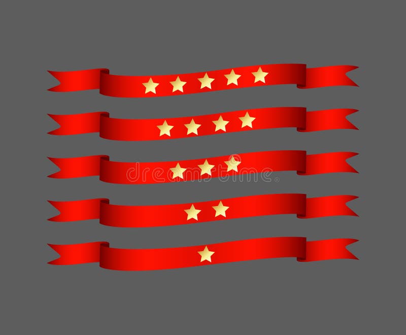 Star Ribbon Computer Symbol Stock Vector - Illustration of contemporary ...