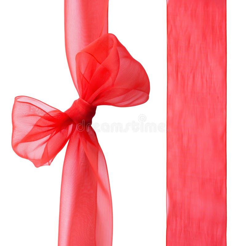 Red ribbon stock photo. Image of style, material, beauty - 39337806