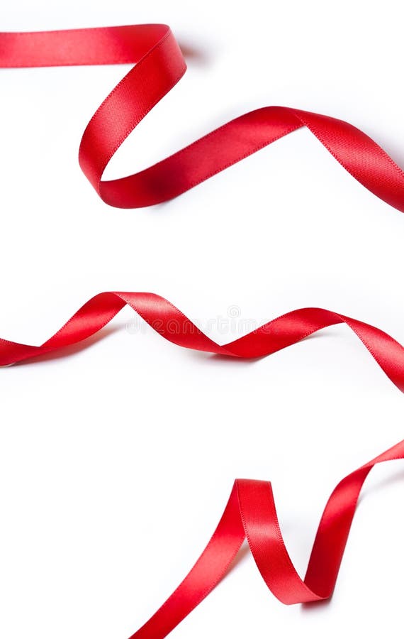 Red ribbons stock photo. Image of gift, design, frame - 28521084