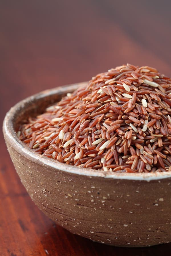 Red rice stock image. Image of detail, processed, table - 17527605