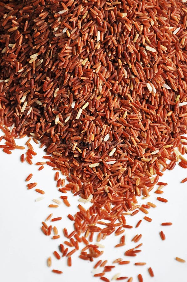 Red rice stock photo. Image of asia, nutrition, grain - 26223822
