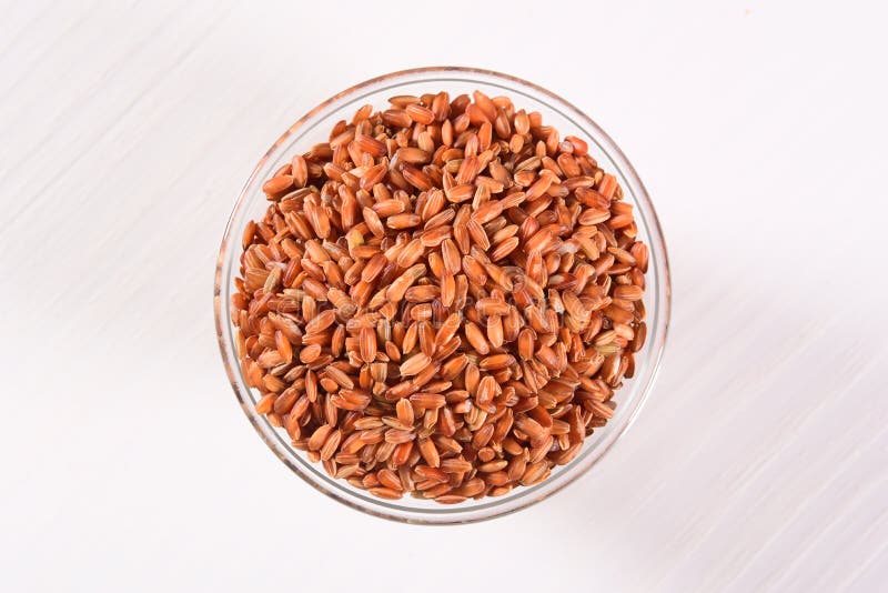 Red rice stock image. Image of horizontal, ingredient - 71718903