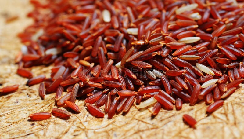 Red rice texture stock image. Image of close, grain, eating - 27775551
