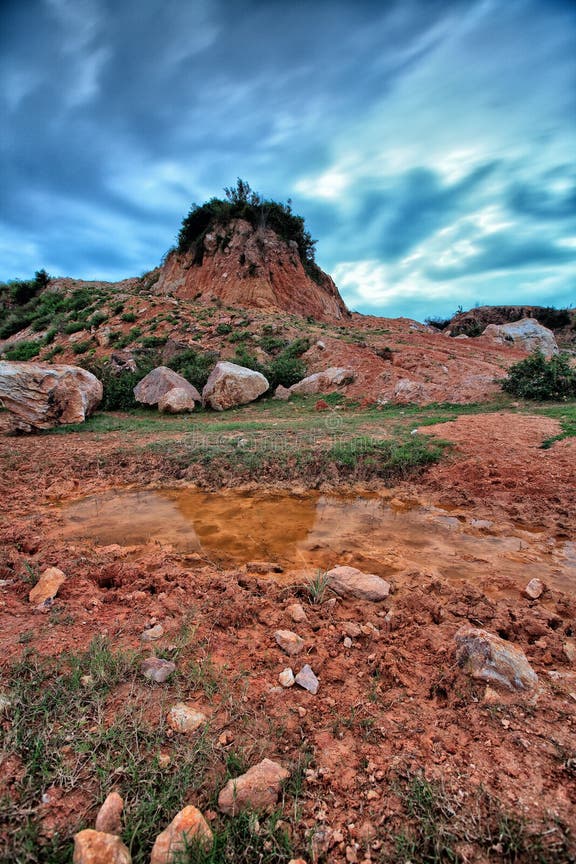 Red ridge stock photo. Image of landscape, ridge, terrain - 23723782