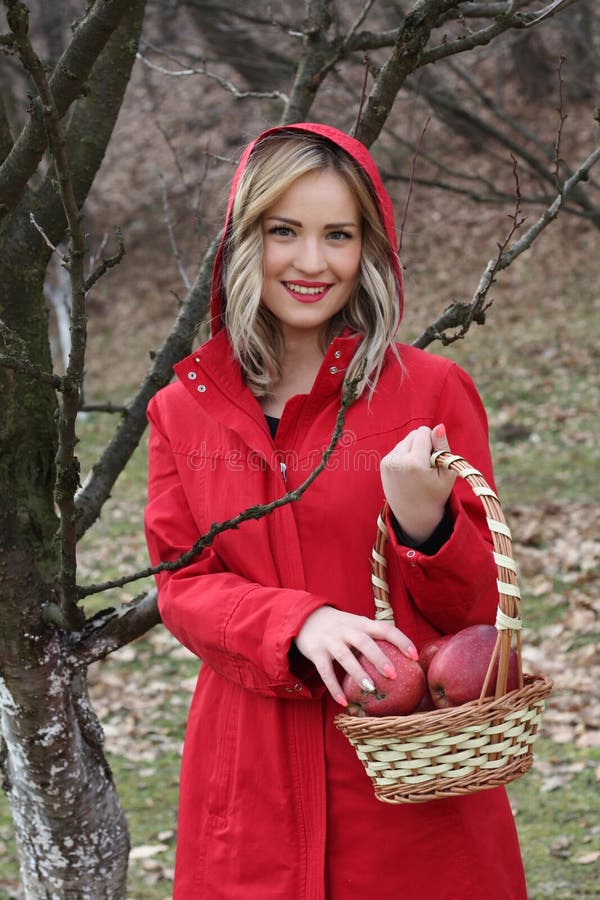 Red riding hood stock image. Image of hood, woods, color - 38148035