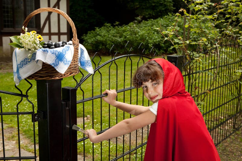 Cottage Little Red Riding Hood Cute Stock Photos - Free & Royalty-Free ...