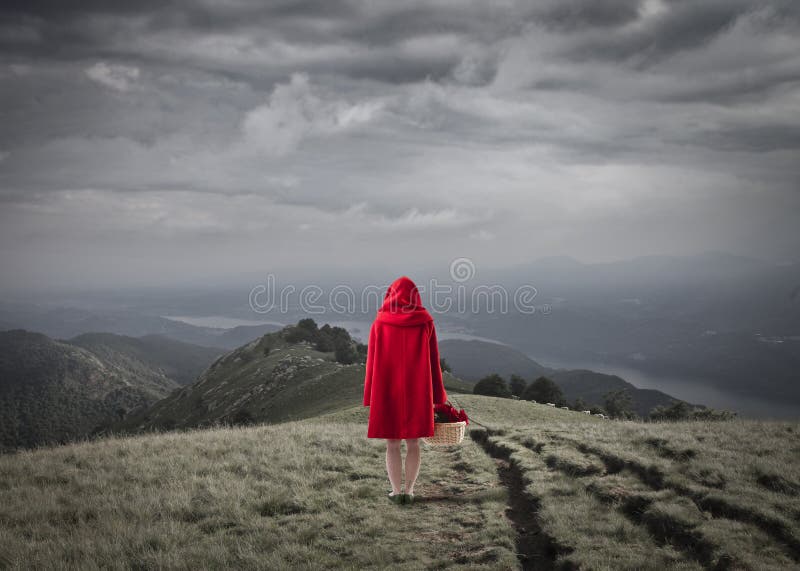 Little Red Riding Hood Back Stock Photos - Free & Royalty-Free Stock ...
