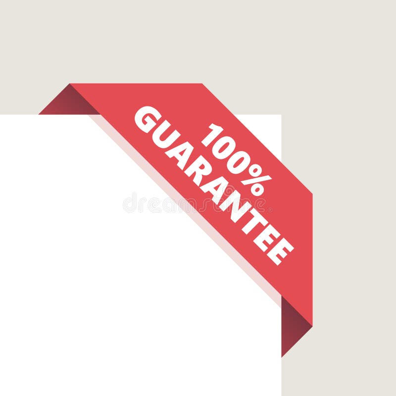 Red Right Top Corner Tag, Ribbon with Shadow Stock Vector ...