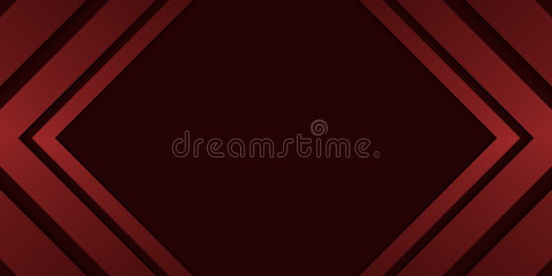 Red Right Triangle Dark Paper Cut Background Stock Vector ...