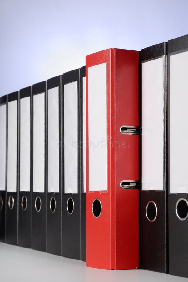 Red file folder stock image. Image of folders, choice - 31428739