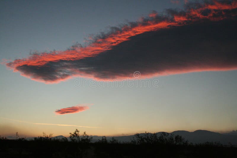 Red ringed cloud stock image. Image of bushes, cloud - 48212239
