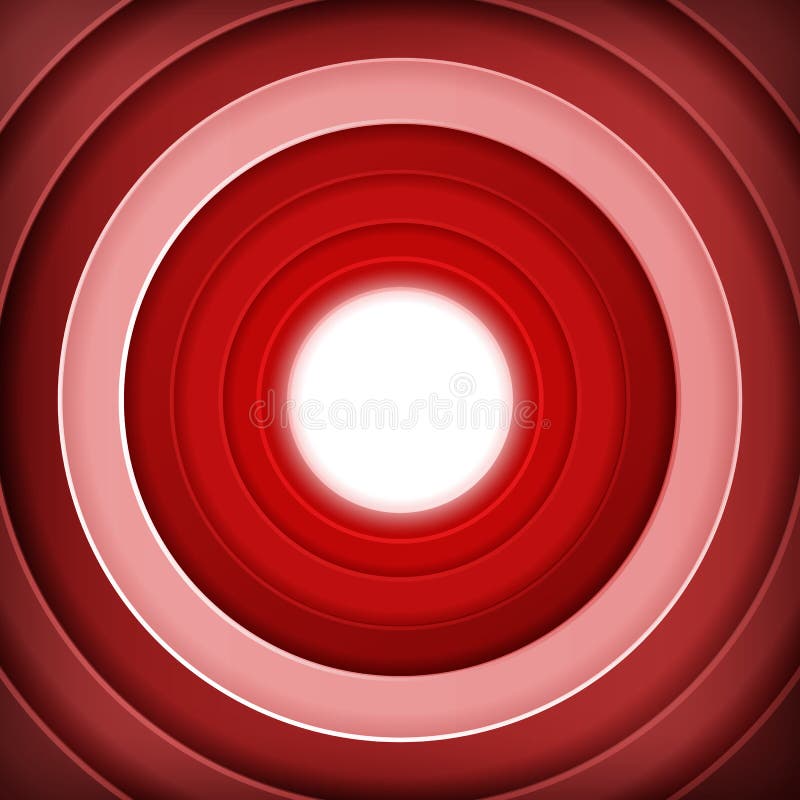 Red rings digital target stock vector. Illustration of retro - 67517872